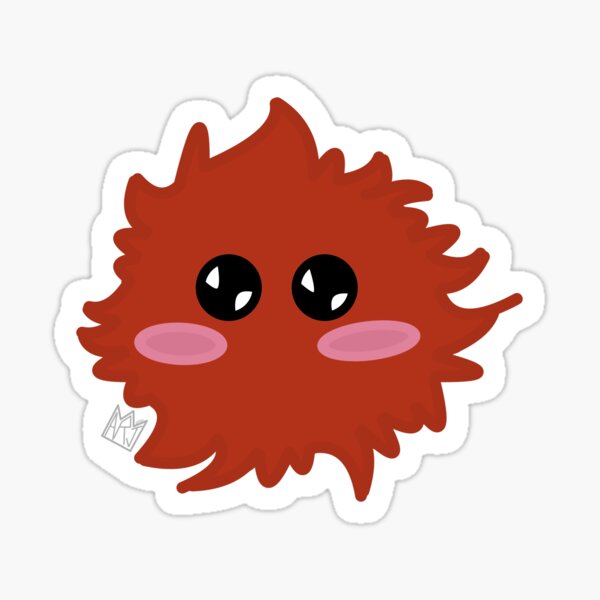 "Fluffy" Sticker by PrinAylan | Redbubble