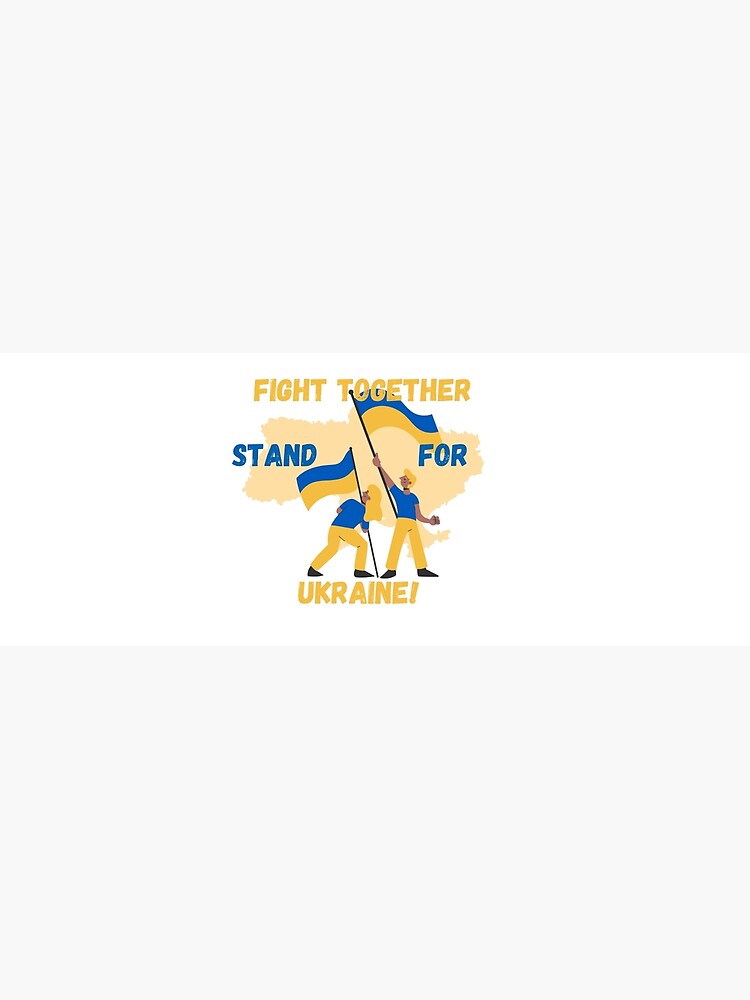 "We Support Ukraine [End Ukraine War]" Poster by Solomonsel | Redbubble