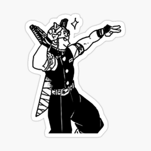 Pegatina «TENGEN UZUI (FONDO NEGRO)» de gofo21 | Redbubble