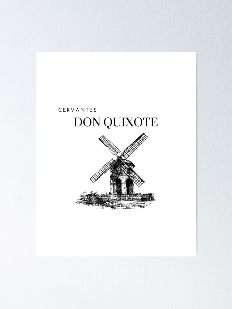 "Don Quixote" Poster for Sale by LiteratureLife | Redbubble