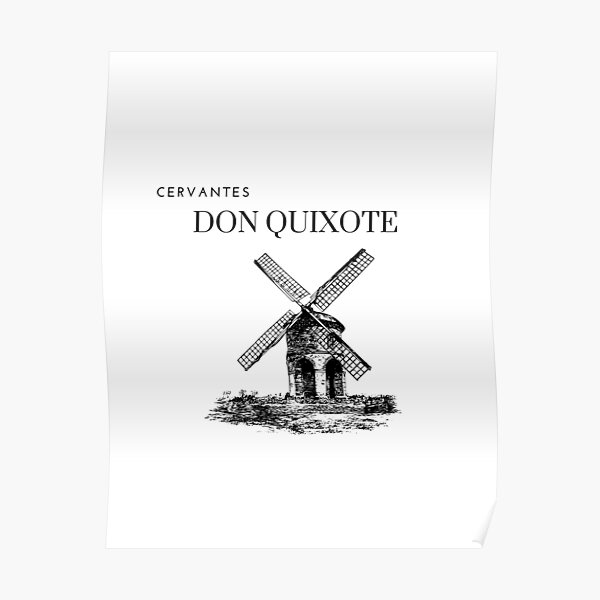 "Don Quixote" Poster for Sale by LiteratureLife | Redbubble