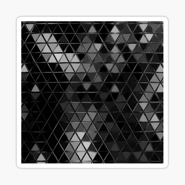 "Black Stained Glass Goth Art" Sticker by spacegalaxyart | Redbubble