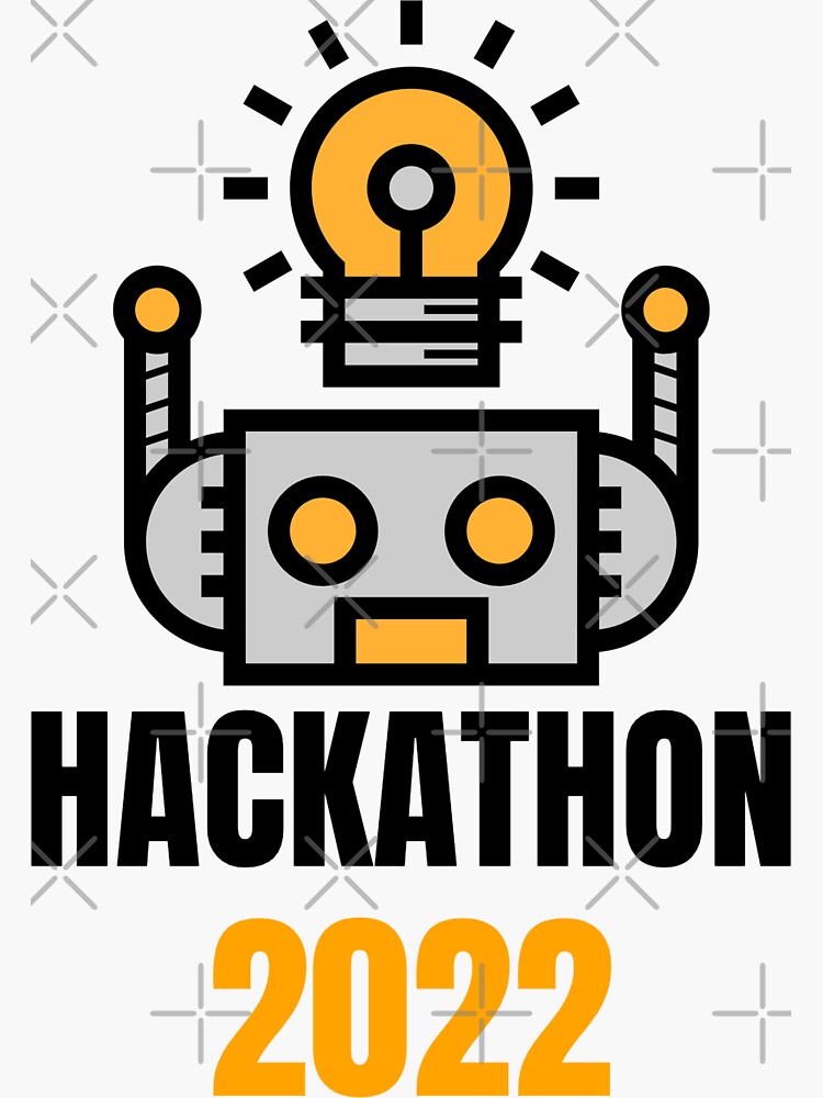 "Hackathon 2022" Sticker by Agile-dev-tees | Redbubble