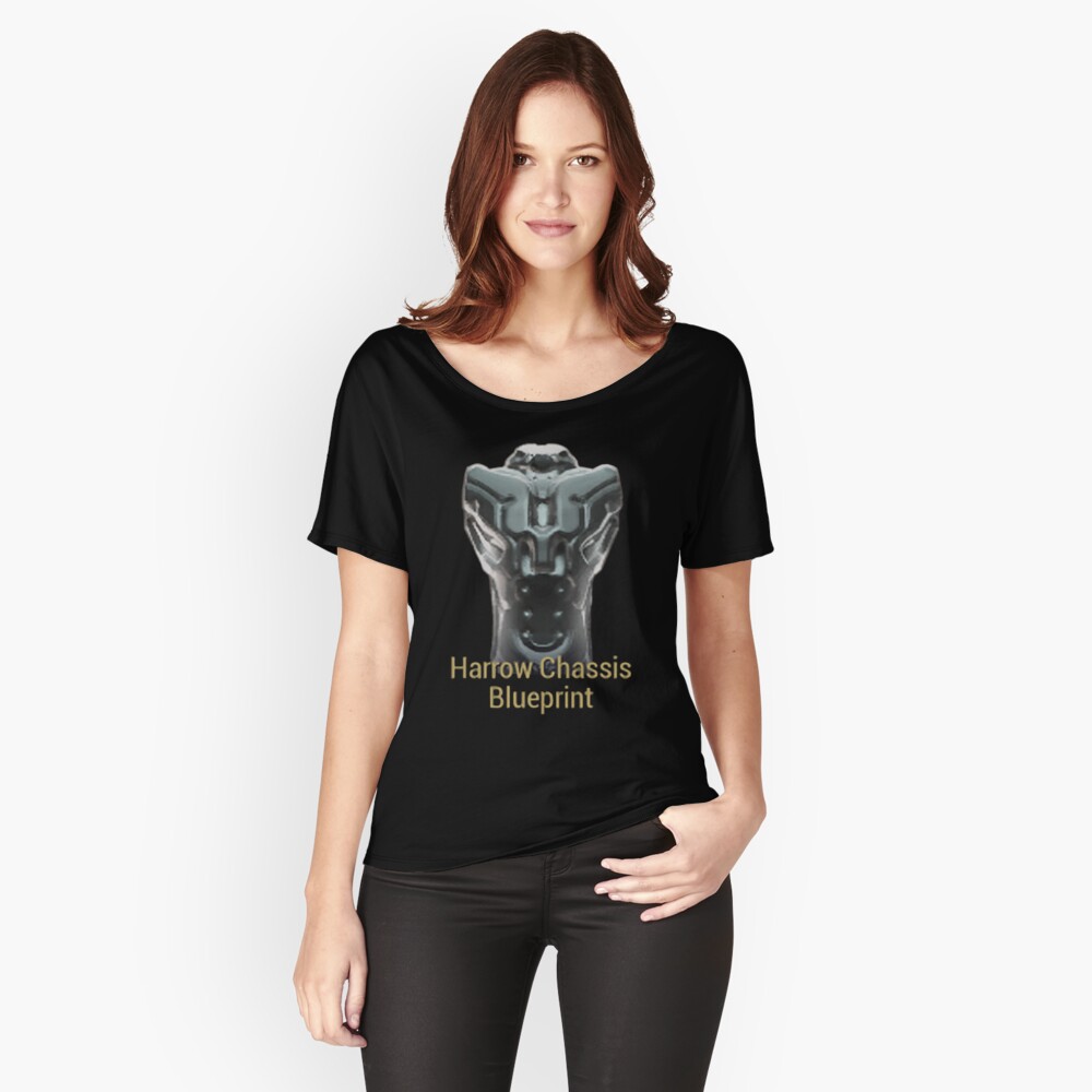 "Harrow Chassis Blueprint Warframe Tennocon Meme" Essential T-Shirt for ...