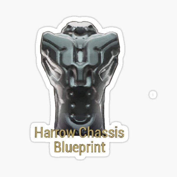 "Harrow Chassis Blueprint Warframe Tennocon Meme" Sticker for Sale by ...