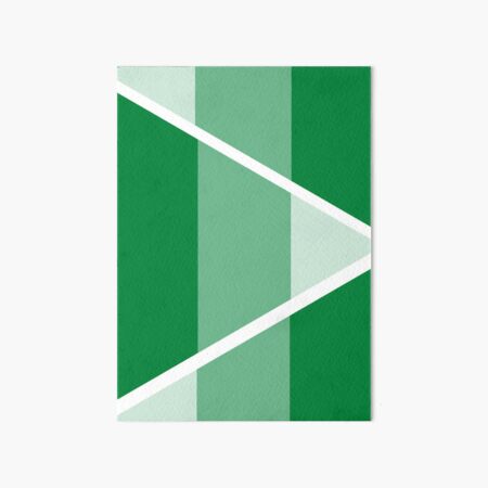 "Green Art, Geometry-Dash!" Art Board Print by Geometry-Dash | Redbubble