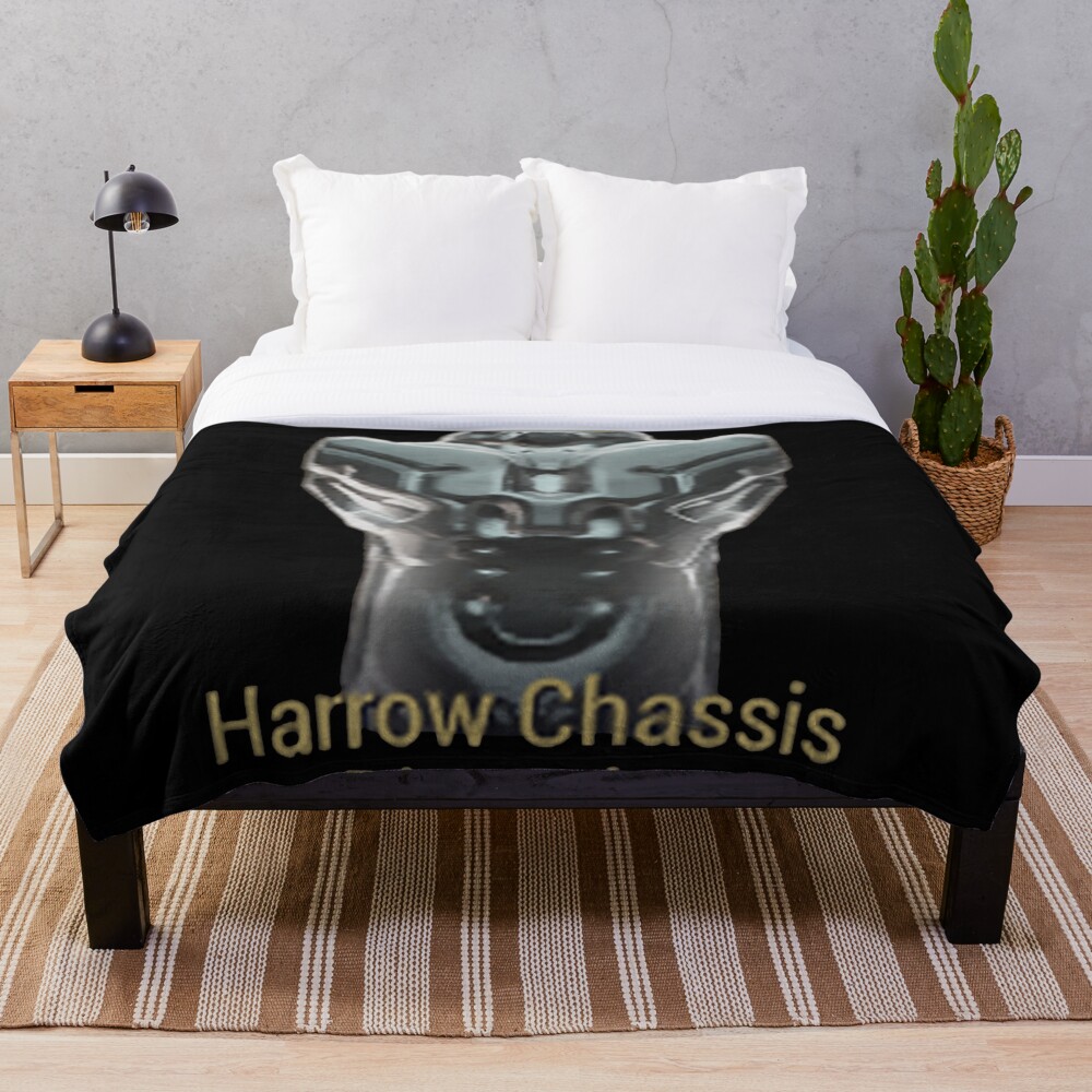 "Harrow Chassis Blueprint Warframe Meme" Throw Blanket for Sale by ...