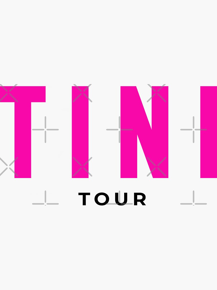 "TINI TOUR" Sticker by yayatinistas | Redbubble