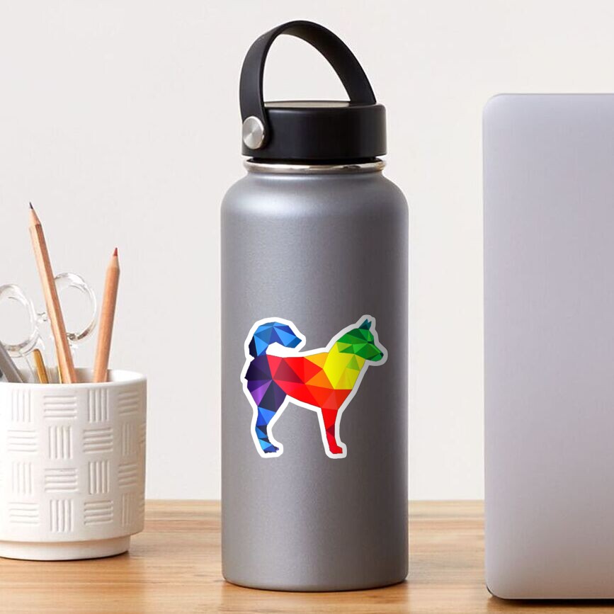 "Pride flag dog" Sticker by ArtAndDesignA | Redbubble