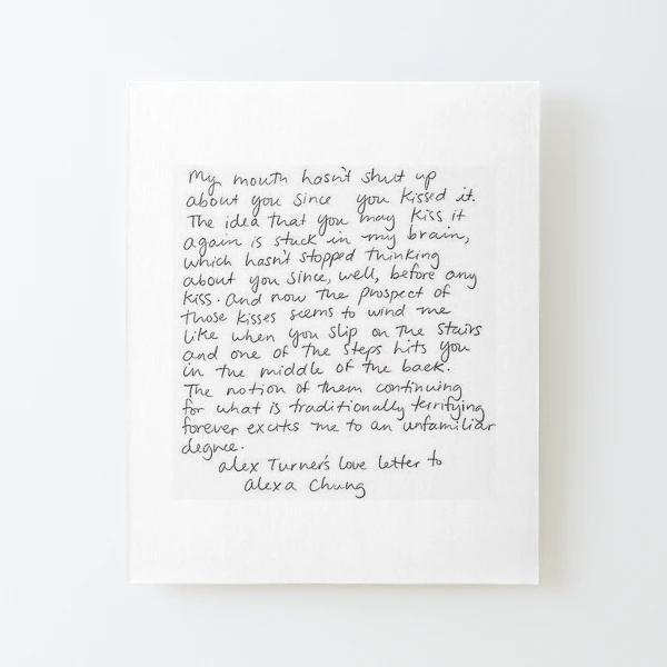 Alexa Chung And Alex Turner Love Letter
