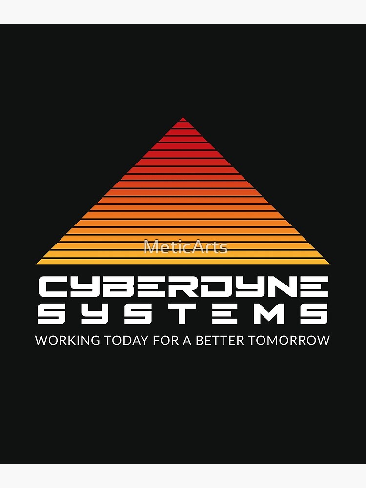 "Cyberdine Systems - Terminator T-shirt" Poster for Sale by MeticArts ...