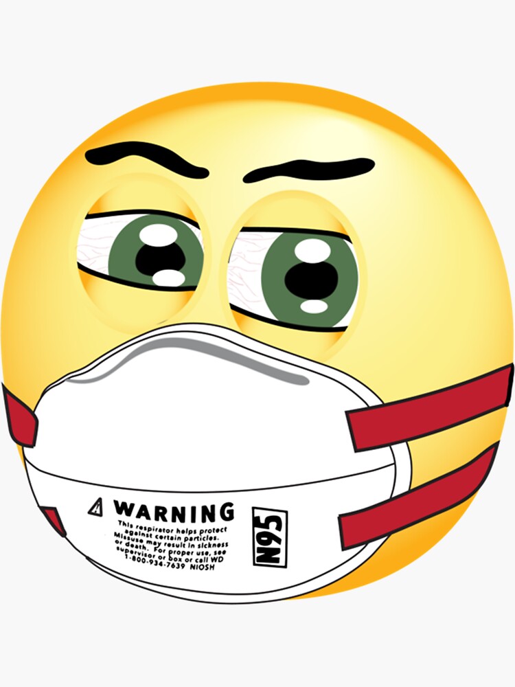 "Corona nCoV Prevention Emoji " Sticker for Sale by OhioOutfitss ...