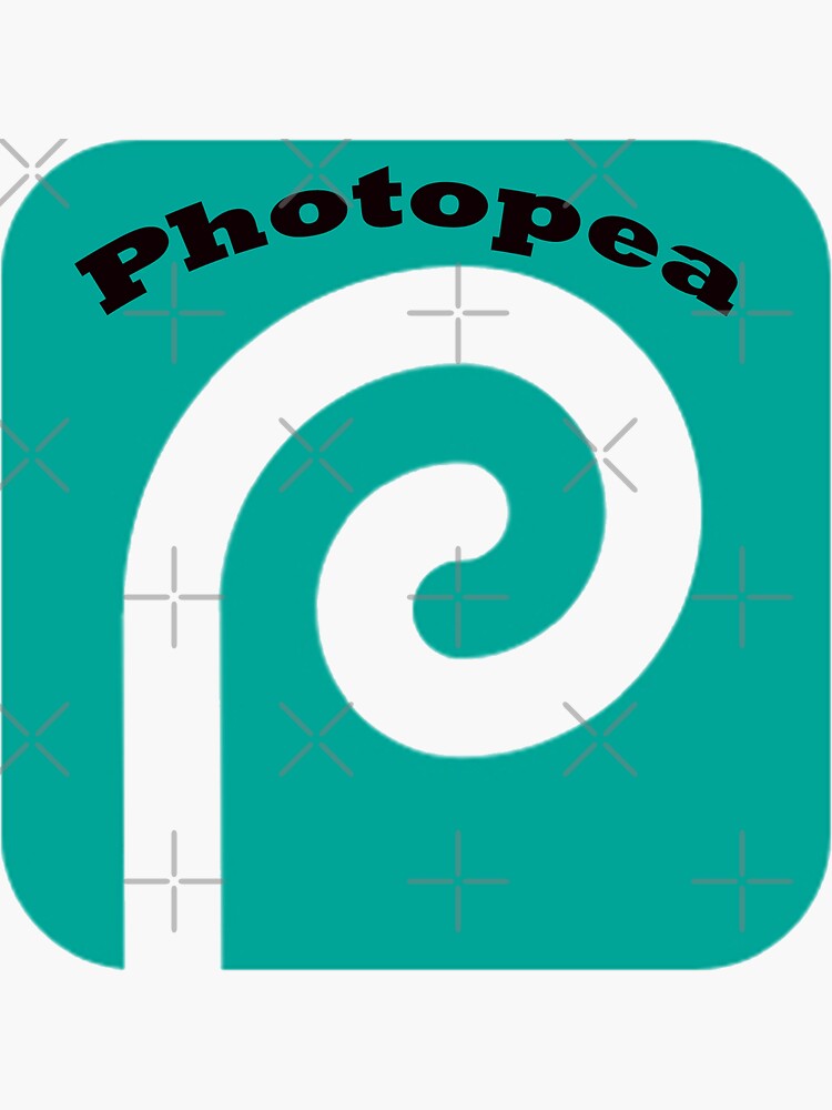 "Photopea " Sticker for Sale by BestDoneForYou | Redbubble
