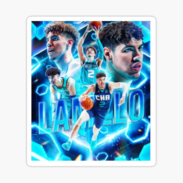 "LaMelo Ball Art" Sticker by Kunal777 | Redbubble
