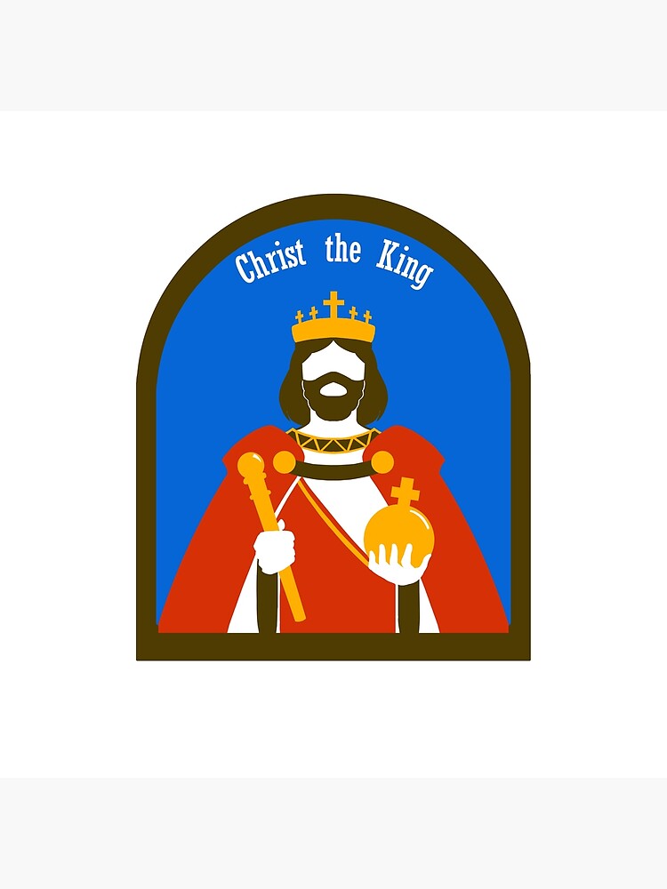 Lámina fotográfica «Cristo Rey Window Logo ¡Un logo para anunciar a ...