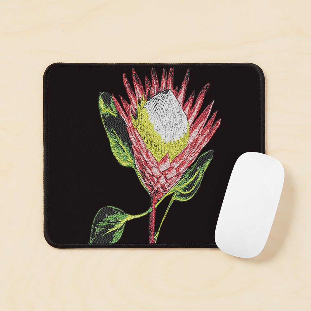 "Machine embroidery, Exquisite Beautiful Embroidered Single Protea ...