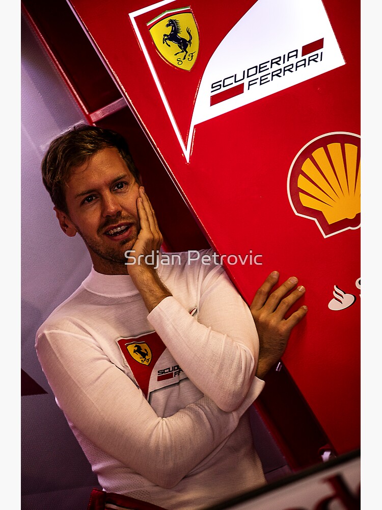 "Sebastian Vettel" Sticker by Srdjanfox | Redbubble