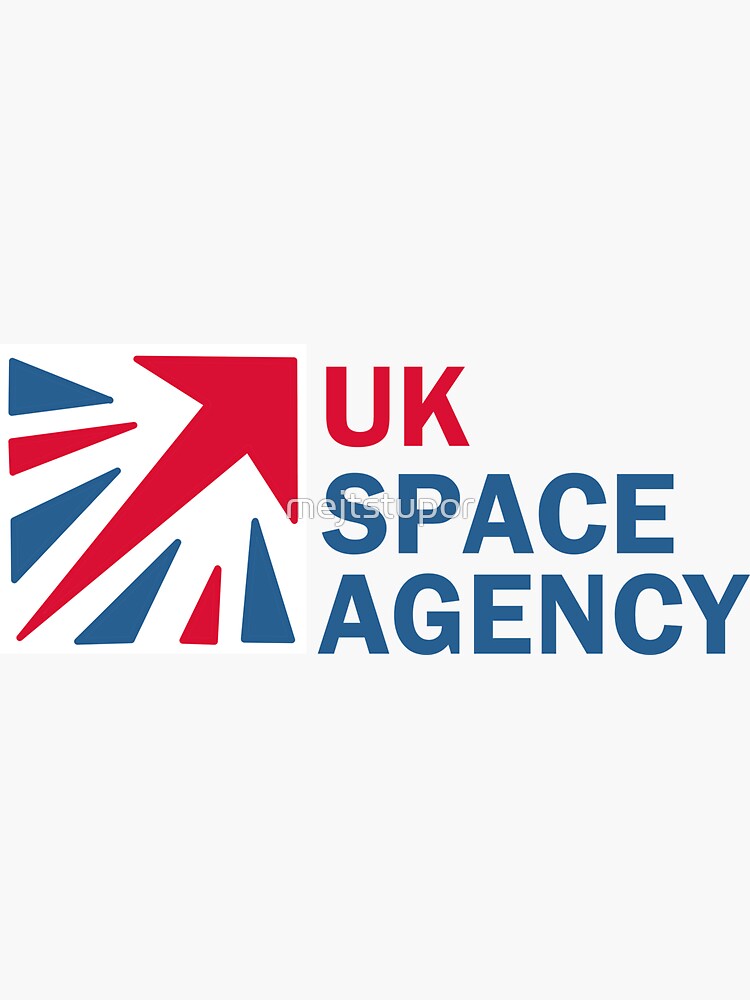 "UK Space Agency" Sticker by mejtstupor | Redbubble