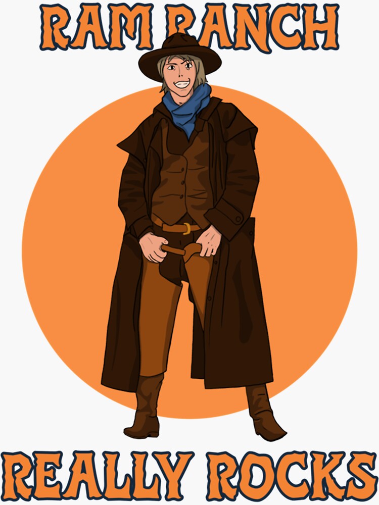 "Ram Ranch Really Rocks " Sticker by XiiuCuxb | Redbubble