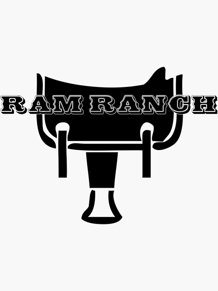 "RAM RANCH DESIGN 35 " Sticker for Sale by XiiuCuxb | Redbubble