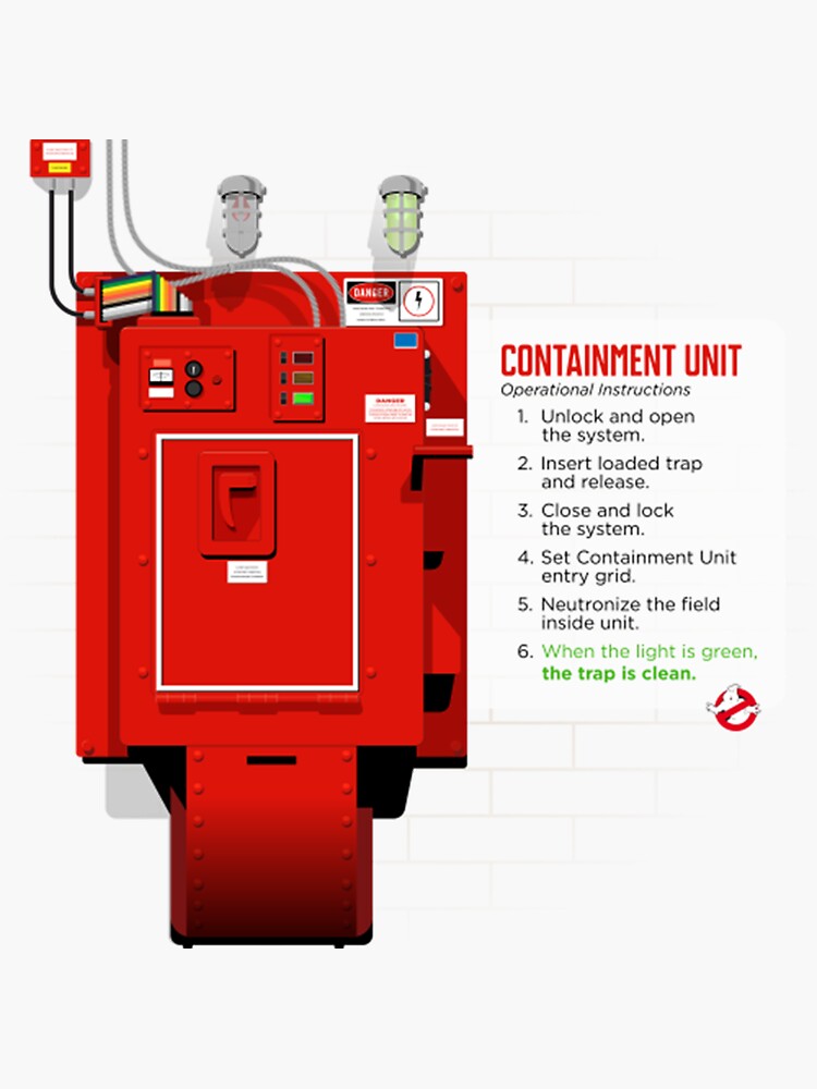 "Containment Unit" Sticker by SupnoXanh | Redbubble