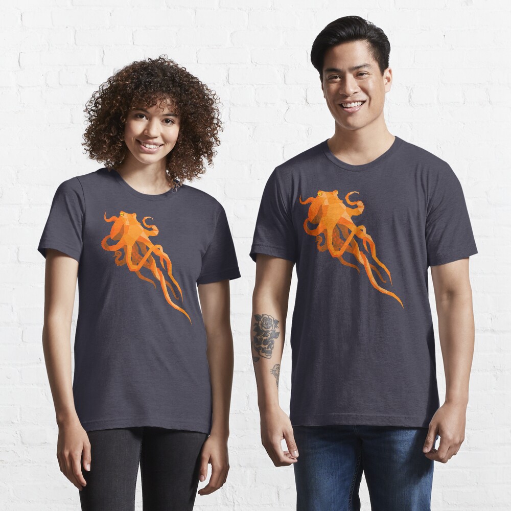 "Geometric Octopus" T-shirt for Sale by Geofrog | Redbubble | octopus t ...