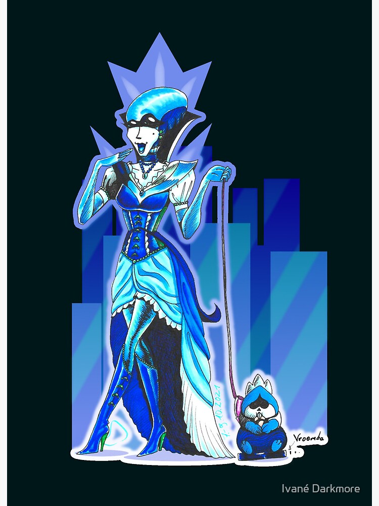 "Queen (Deltarune fanart)" Art Board Print by Ivane-the-dark | Redbubble