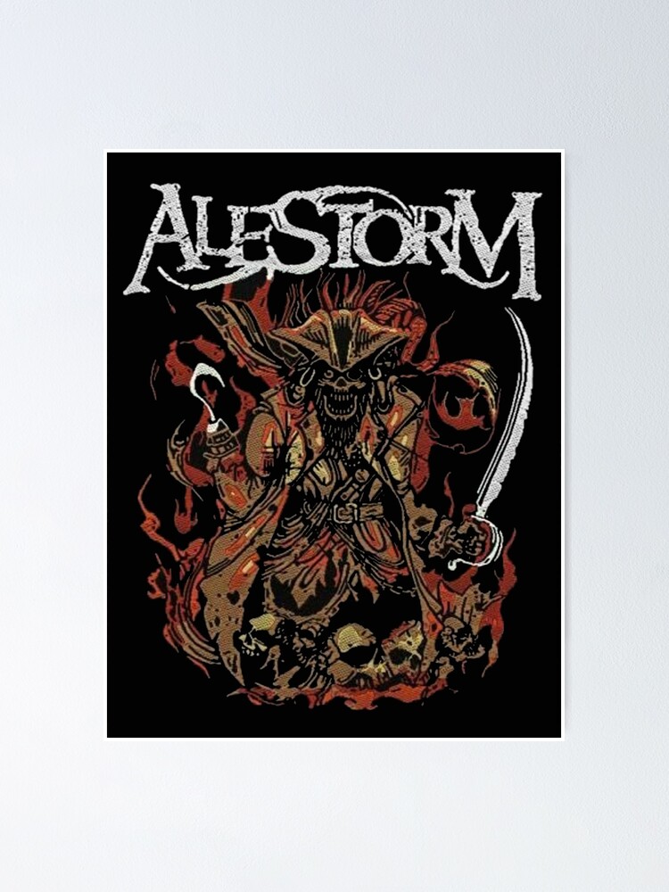 "alestorm new logo alestorm" Poster for Sale by Salmoni28 | Redbubble