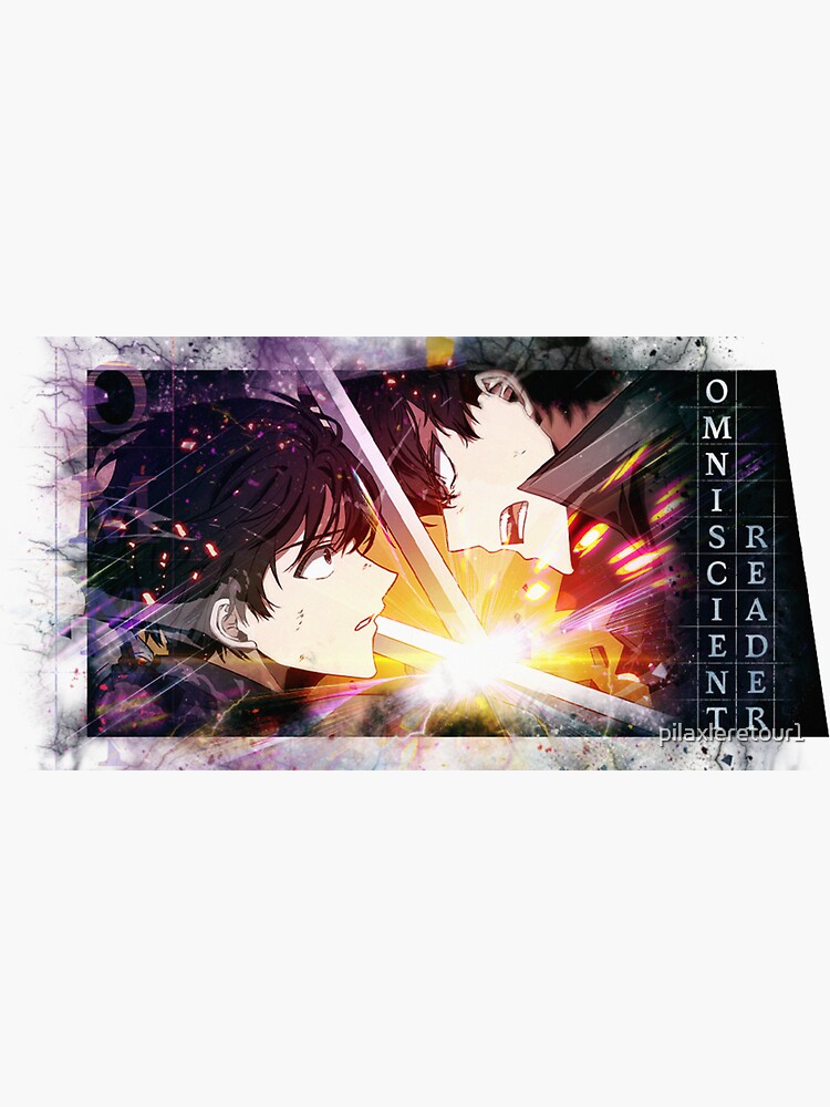 "omniscient readers viewpoint fight title" Sticker by pilaxleretour1 ...