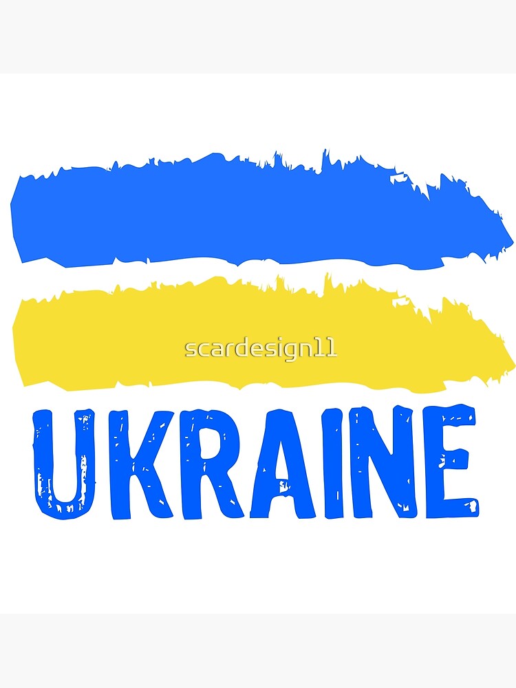 "Ukraine Flag" Poster for Sale by scardesign11 | Redbubble