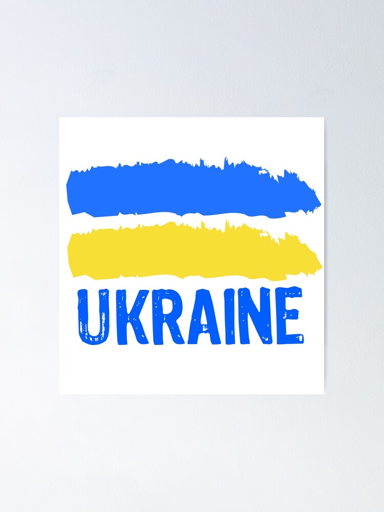 "Ukraine Flag" Poster for Sale by scardesign11 | Redbubble