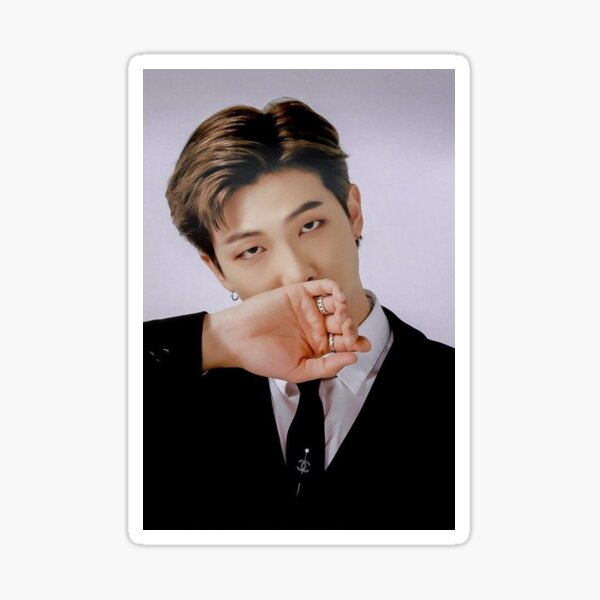 "BTS Kim Namjoon" Sticker by Glacieux | Redbubble