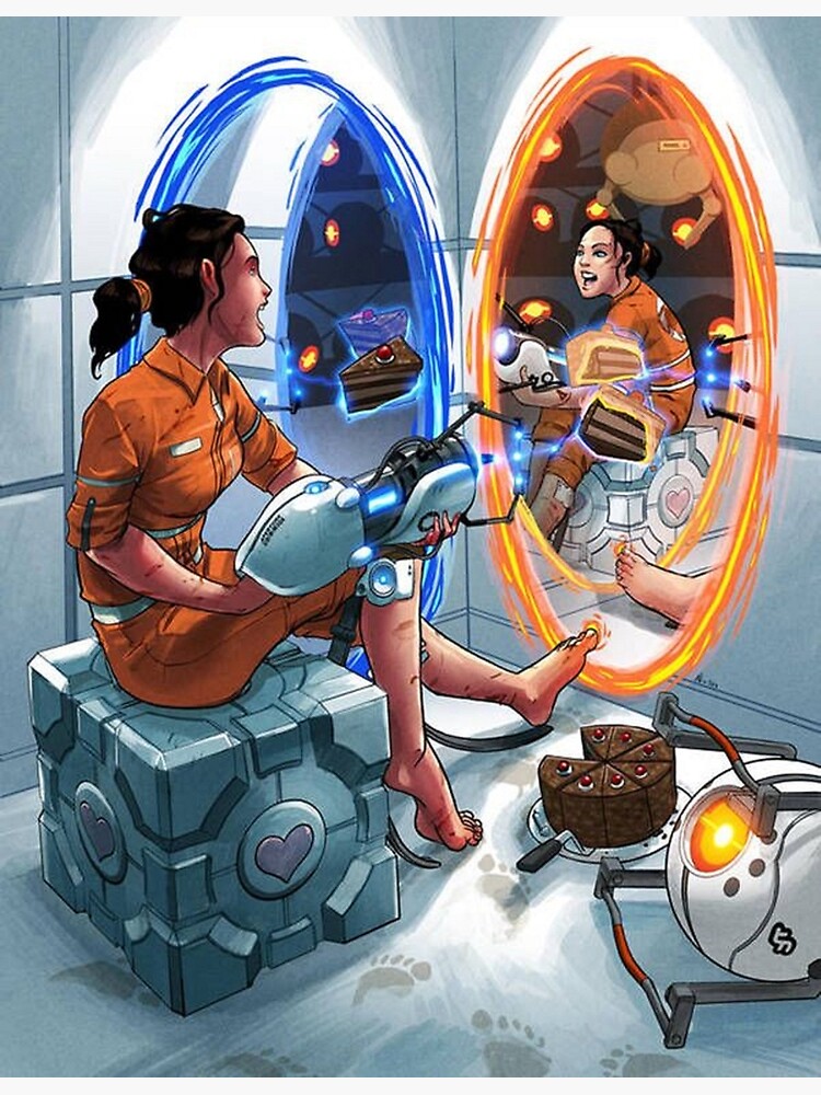 "Portal 2 Artwork" Art Print for Sale by Alfi-Red | Redbubble