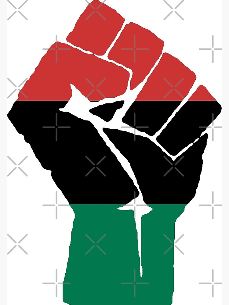 "The Pan-African fist" Poster for Sale by lodydody | Redbubble