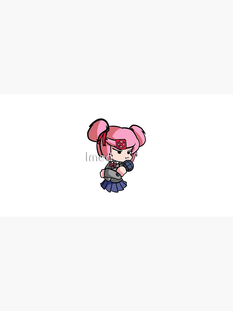 "Friday night funkin Natsuki sticker, funny friday night funkin. friday ...