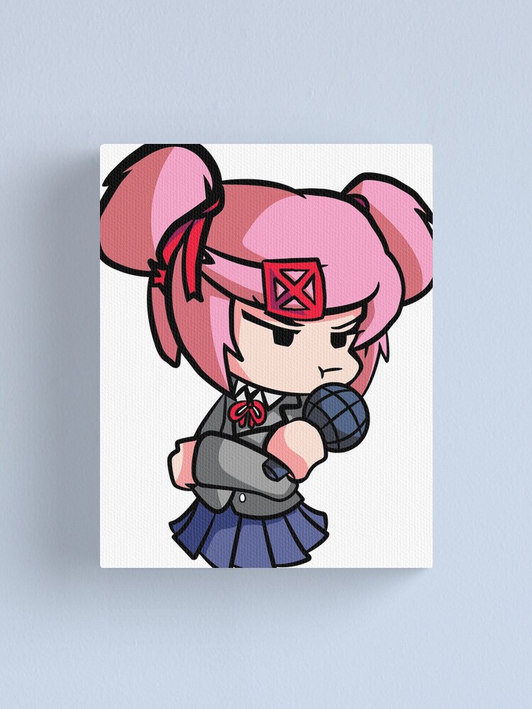 "Friday night funkin Natsuki sticker, funny friday night funkin. friday ...