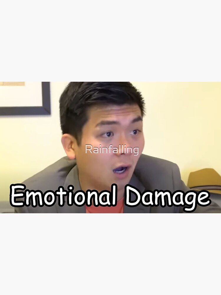 "Emotional Damage Steven He TikTok" Photographic Print by Rainfalling ...