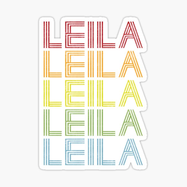"Leila Name T Shirt - Leila Vintage Retro Leila Name Gift Item Tee ...