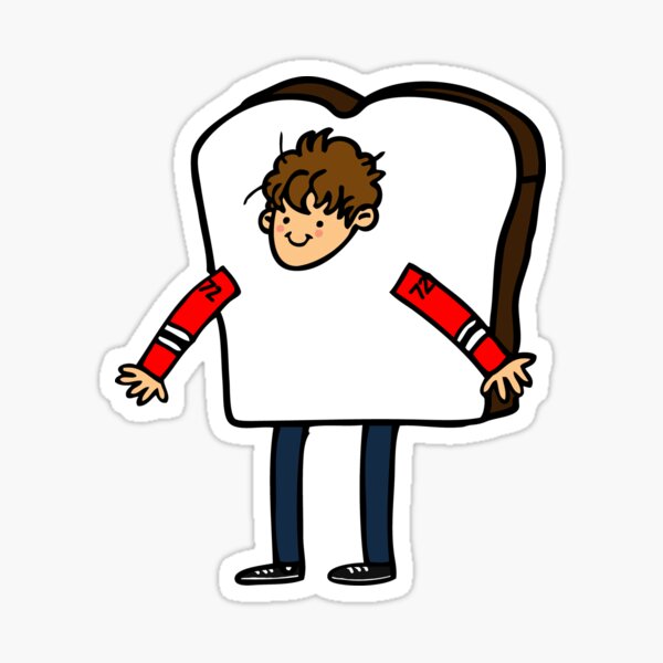 "Bread Man" Sticker by seabsbiscuit | Redbubble