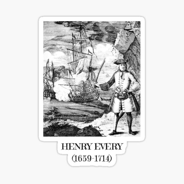 "Henry Every (1659-1714)" Sticker by Freihalt | Redbubble