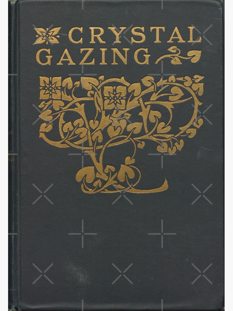 "Crystal Gazing - Antique Book Cover" Sticker by elevens | Redbubble