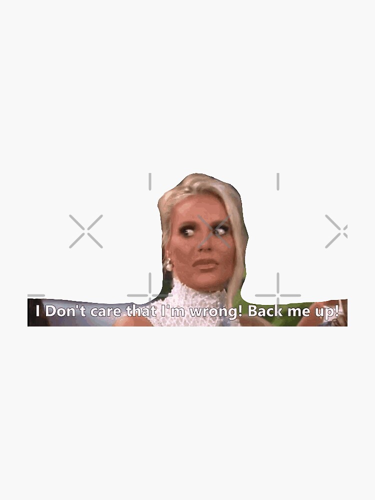 "Back me up dorit" Sticker by MayaHanna | Redbubble