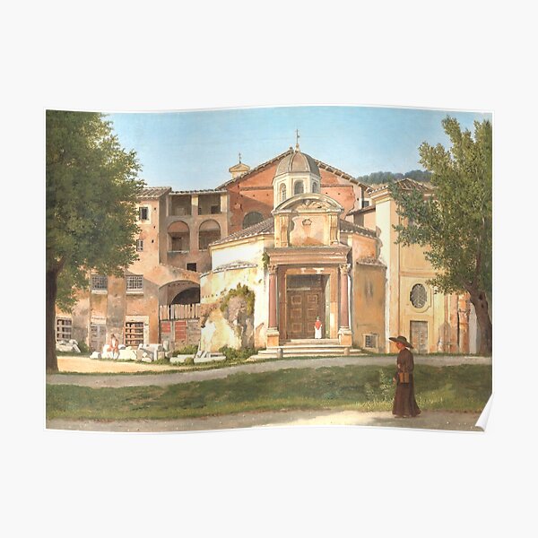 "A Section of the Via Sacra, Rome (The Church of Saints Cosmas and ...