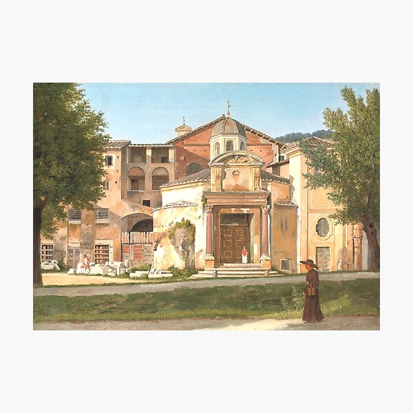 "A Section of the Via Sacra, Rome (The Church of Saints Cosmas and ...