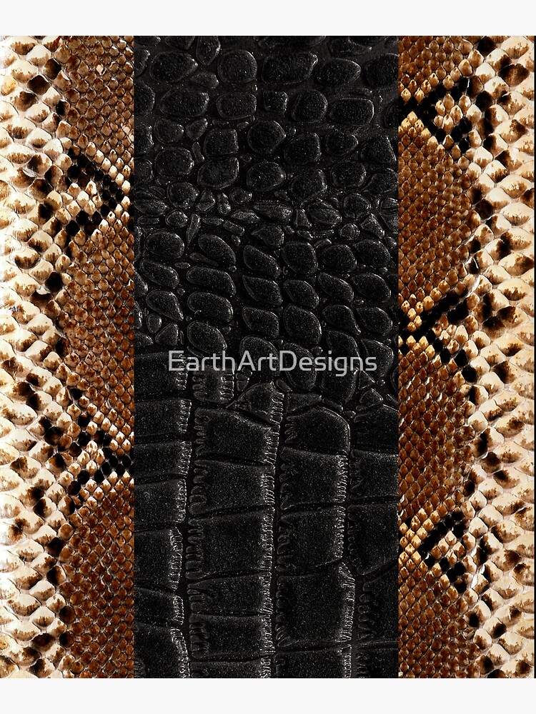 Póster «Diseño de textura de moda de foto de pieles de serpiente ...