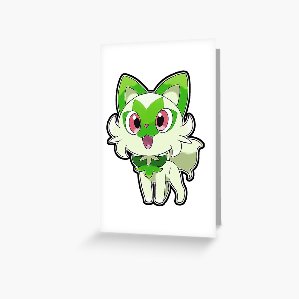 "Sprigatito" Greeting Card by baralilemo | Redbubble