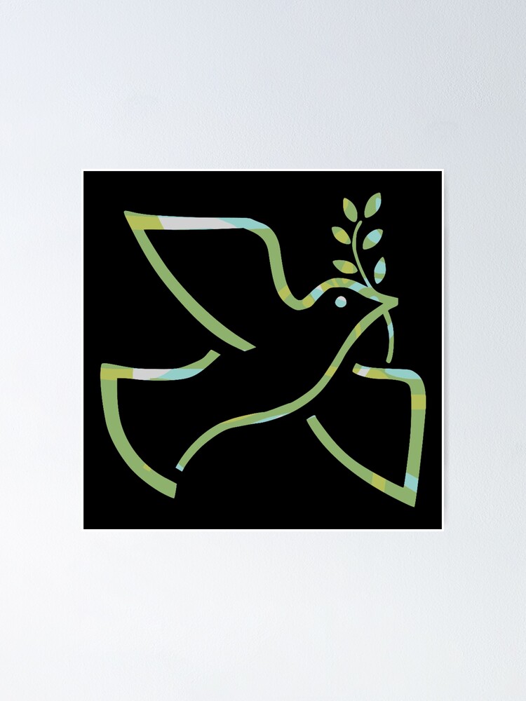 "Dove of Peace - duck egg" Poster for Sale by BTCelebration | Redbubble