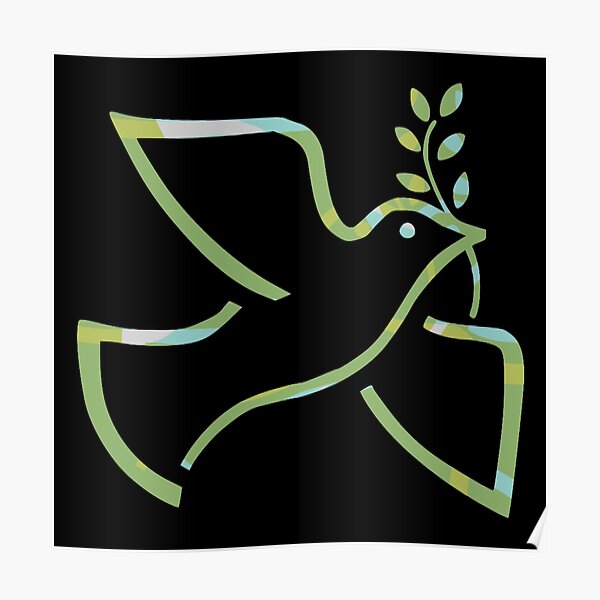 "Dove of Peace - duck egg" Poster for Sale by BTCelebration | Redbubble