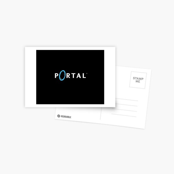 "Portal Game Logo" Postcard by Alfi-Red | Redbubble