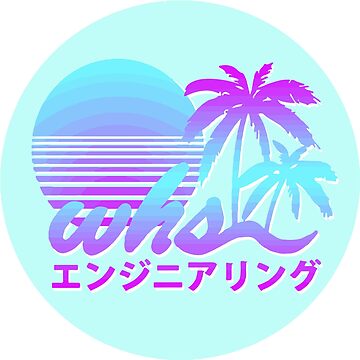 "WHS Vaporwave" Sticker for Sale by KatzArts | Redbubble